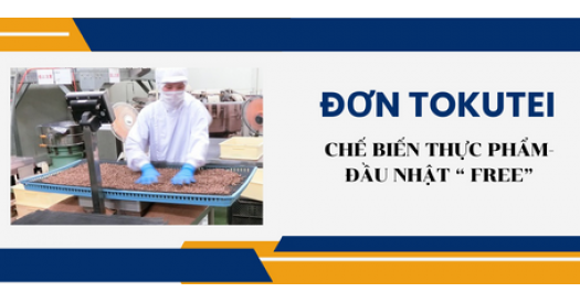 ĐƠN TOKUTEI CHẾ BIẾN THỰC PHẨM - ĐƠN ĐẦU NHẬT ( FREE)